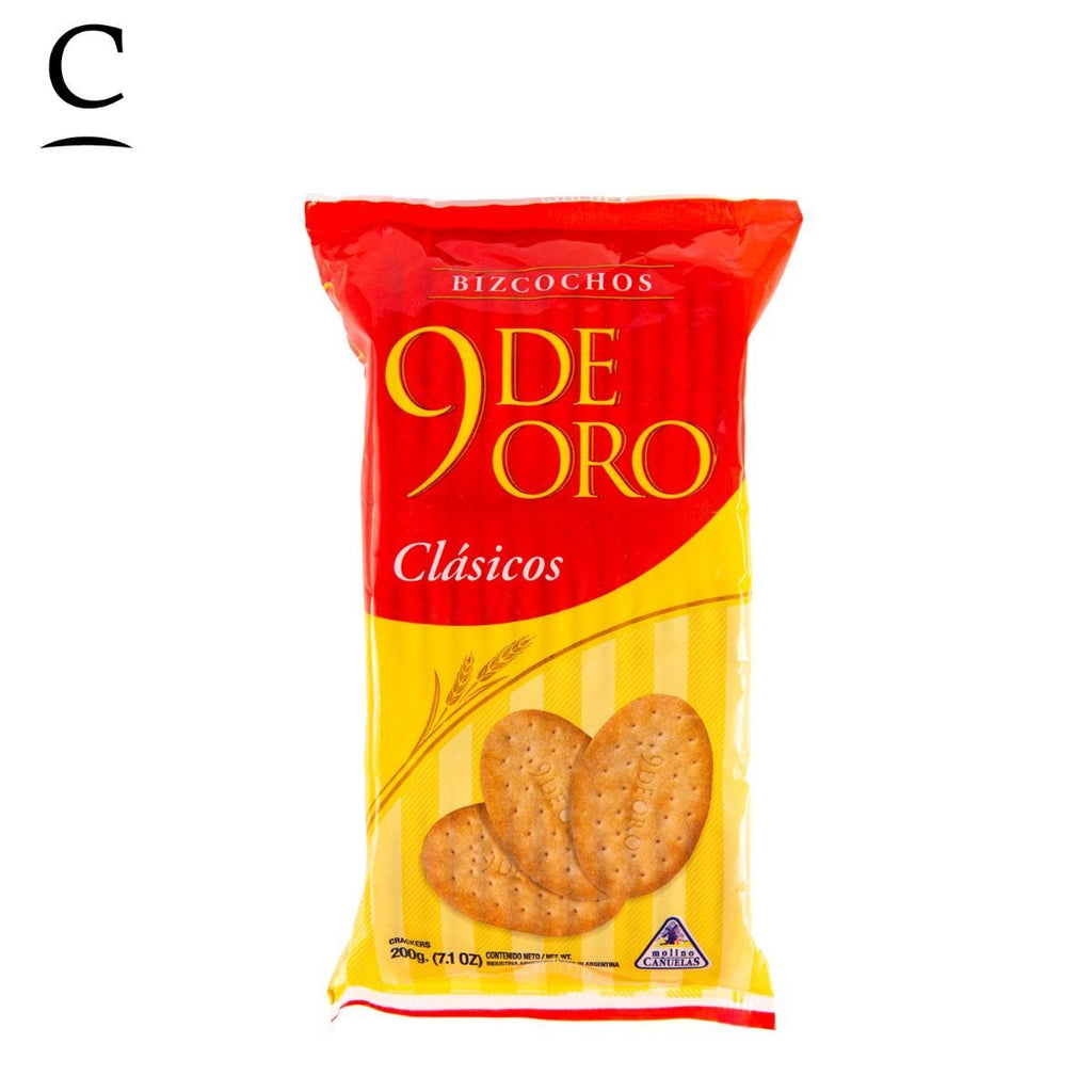 9 de Oro Bizcochos de Grasa - Lard-based Biscuits x 200g – Casa ...