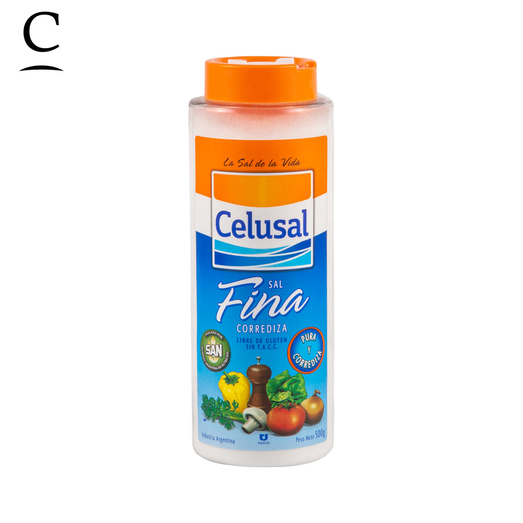 Celusal Fine Table Salt Shaker - Sal Fina en Salero x 500g – Casa ...