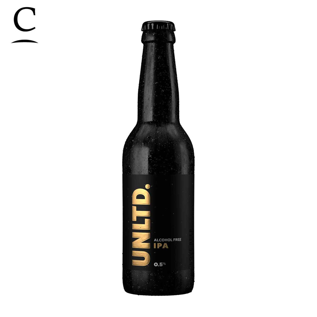 UNLTD IPA Beer x 330ml bottle 0.5% ABV (20% VAT to be applied at Check ...